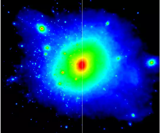 Interactions entre matière noire froide et rayonnement