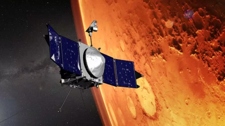 La nau espacial MAVEN Mars de la NASA