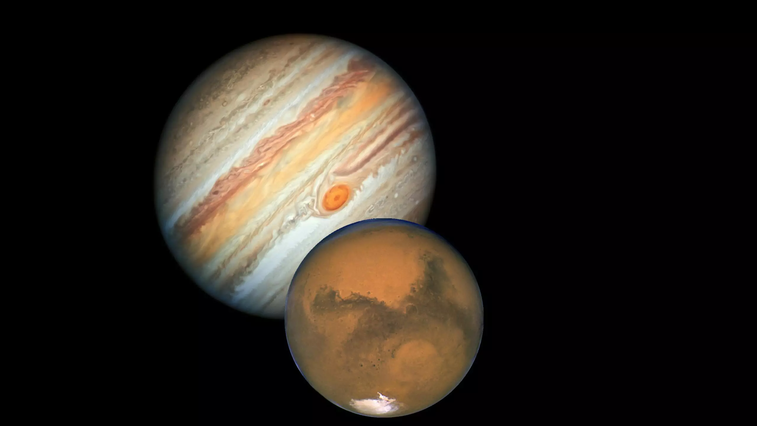 Moenie misloop nie: Eerste besigtiging van Mars-Jupiter-konjunksie