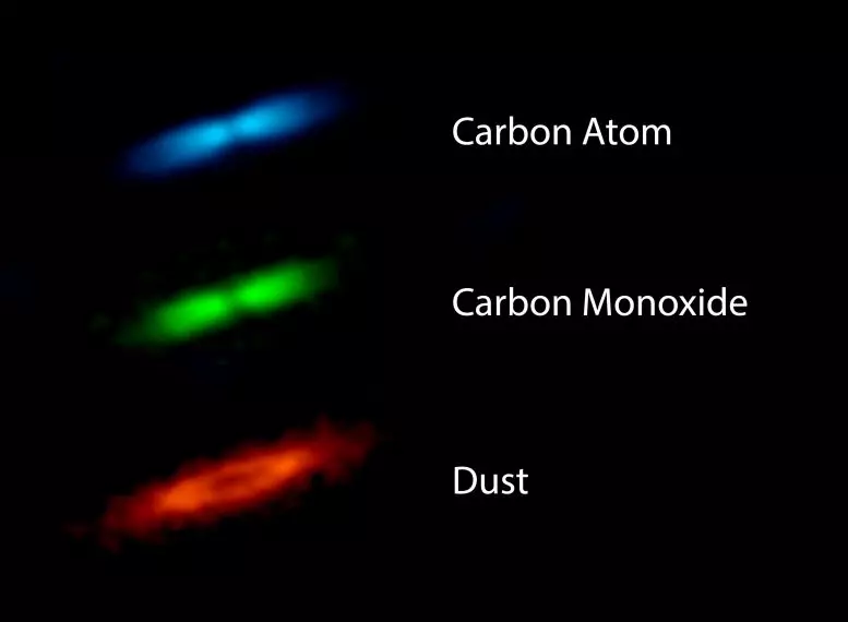 ALMA Bildo de Debris Disk Ĉirkaŭ 49 Ceti