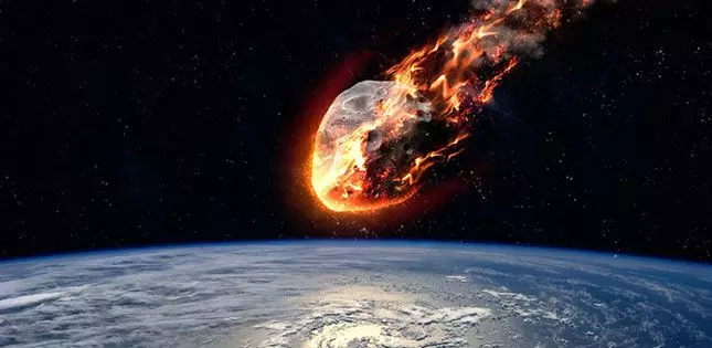 Asteroïde impak het die geskiedenis van lewe verander