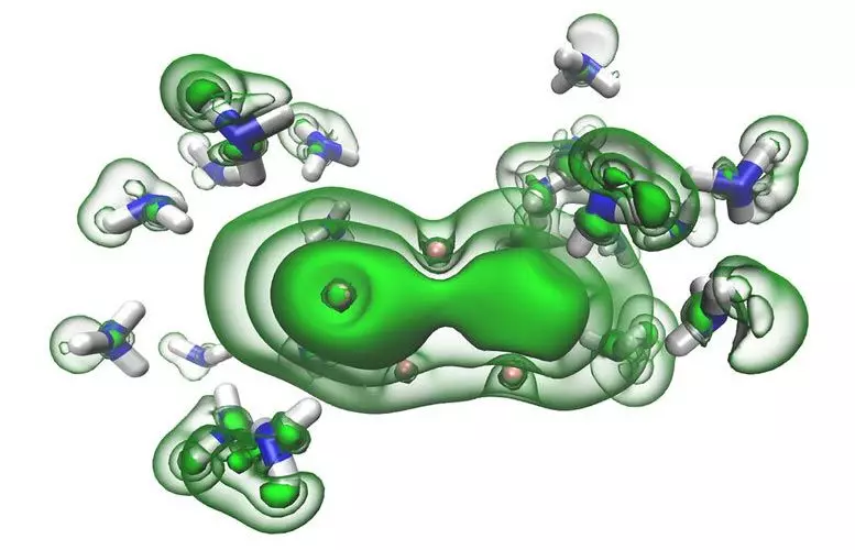 Solvierte Elektronen Ammoniakmoleküle