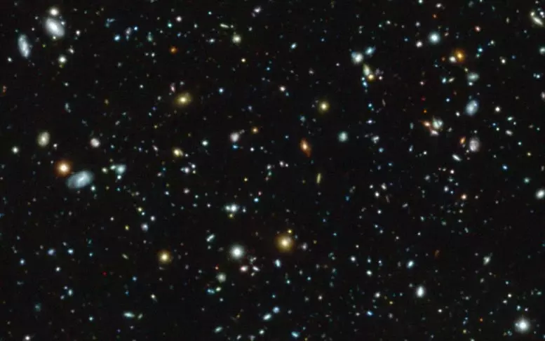 MUSE Nyelidiki Kedalaman Hubble Ultra Deep Field sing durung digambar