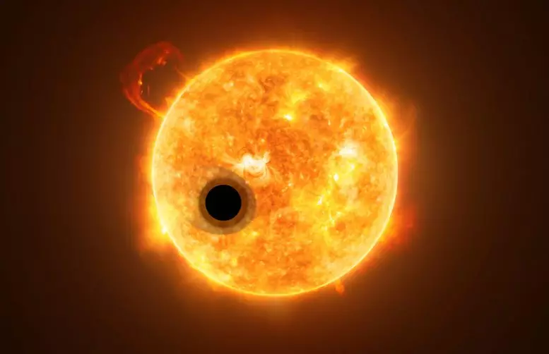 Hubble-k helioa hautematen du exoplaneta baten atmosferan