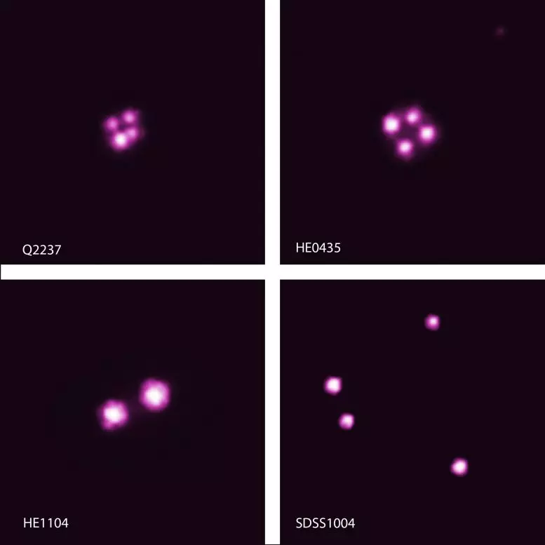 X-stralen Spot ronddraaiende zwarte gaten over de kosmische zee