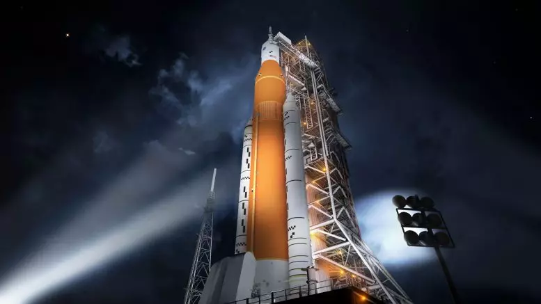 NASA, İlk SLS, Orion Derin Uzay Keşif Misyonu İncelemesini Tamamladı