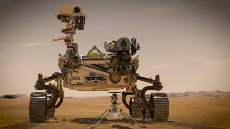 Mars 2020 Perseverance Rover და Ingenuity Mars Helicopter