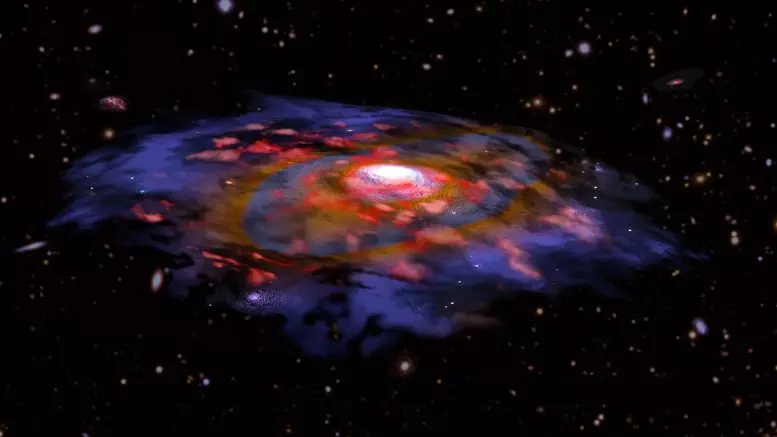 Changli aylanuvchi uzoq galaktika