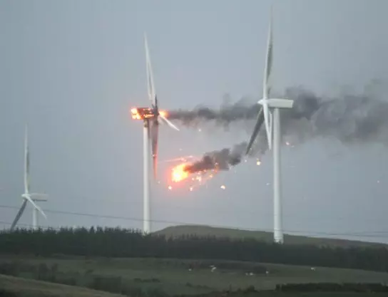 Scottish Cua Turbine Explodes