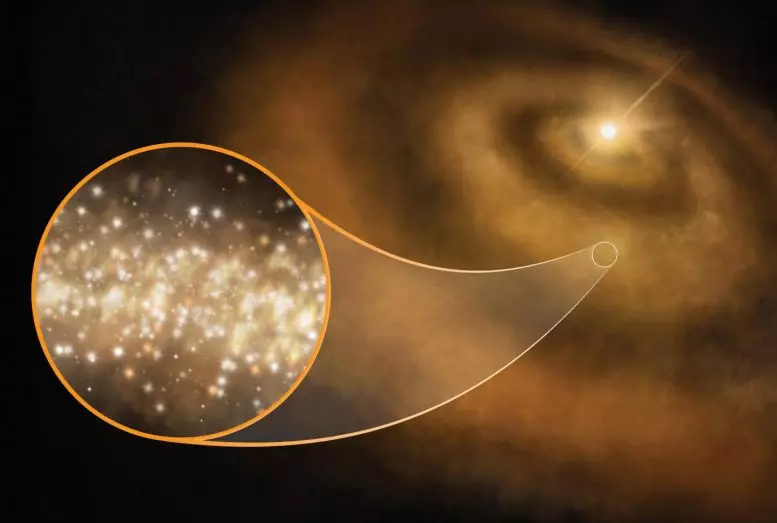Astronoomid avastavad tähtede ümber keerlevaid nanoteemante