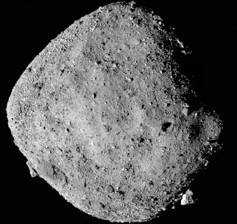 OSIRIS REx Raumschëff entdeckt Waasser um Asteroid Bennu