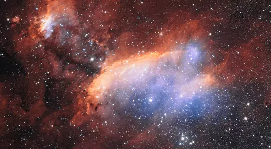 Imaj Teleskòp VLT Sondaj Nebula Krevèt la