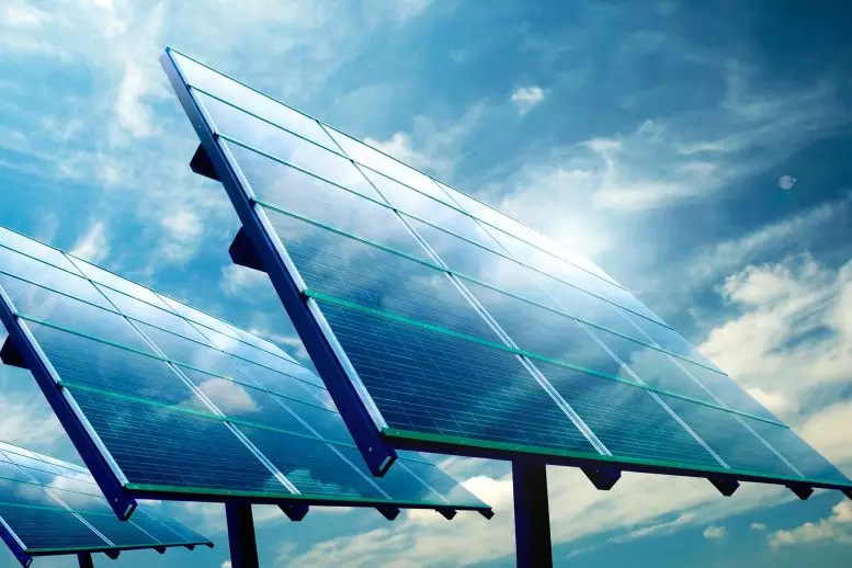 Ilustrace solárních panelů nové generace