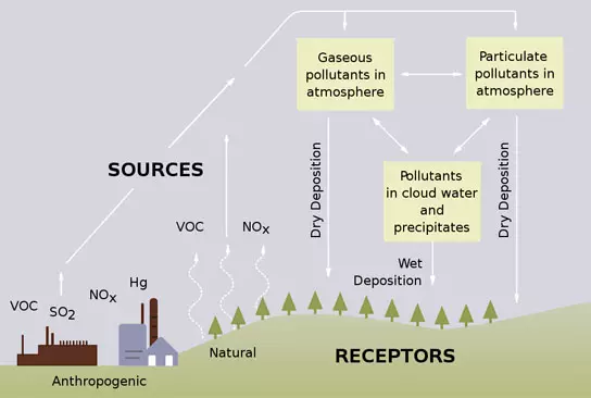 National Acid Precipitation Assessment Program skýrir lækkun á súru rigningu