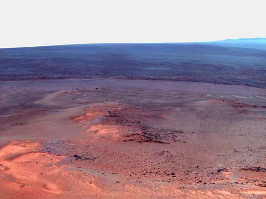 az Endeavour Crater.jpg peremének Cape York szegmensének északi széle
