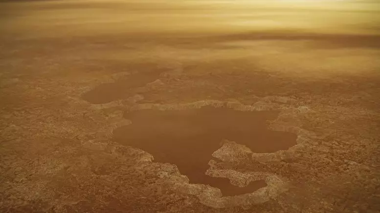 Titan's Rimmed Lakes