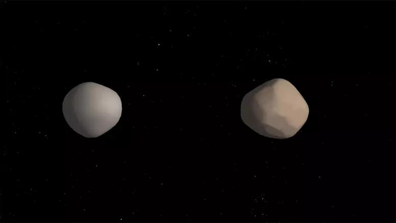 Обсерватории объединяются, чтобы открыть редкий двойной астероид