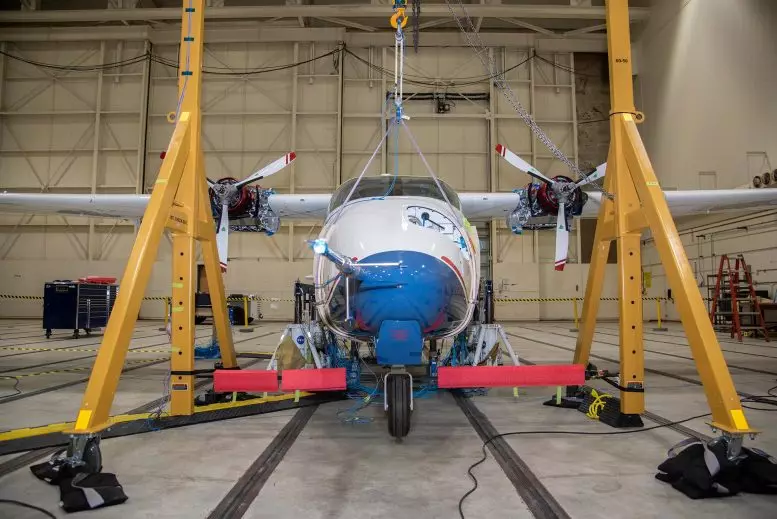 NASA X-57 Plane Vibration Testing