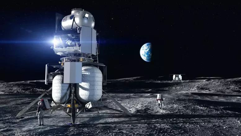 Blue Origin Lander mit Besatzung