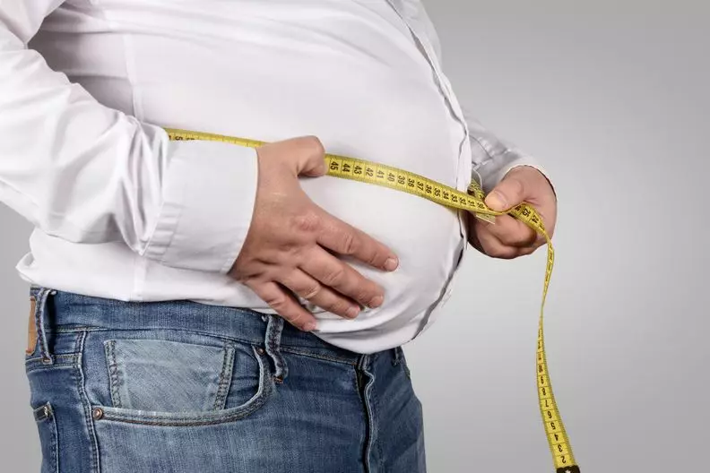 Kõht rasv rasvumine kaalulangus