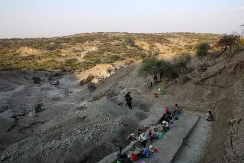 Archeologische vindplaats Olduvai Gorge in Tanzania