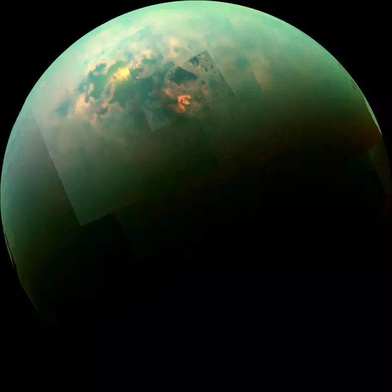 Cassini Color Mosaic នៃ Titan