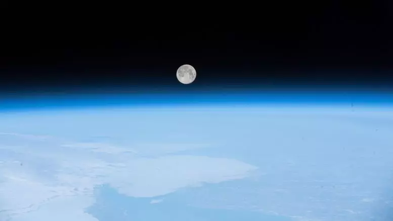 ISS Full Moon