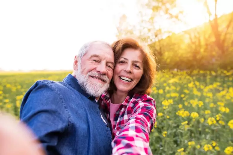 Senior Couple Nature