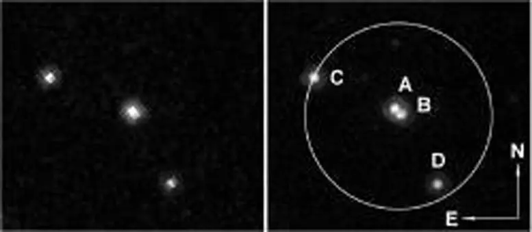 ការរកឃើញ Microlens Gravitational ពី Spitzer