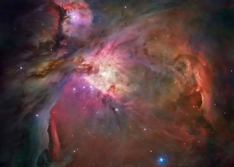 Hubble Ikarishye cyane ya Orion Nebula