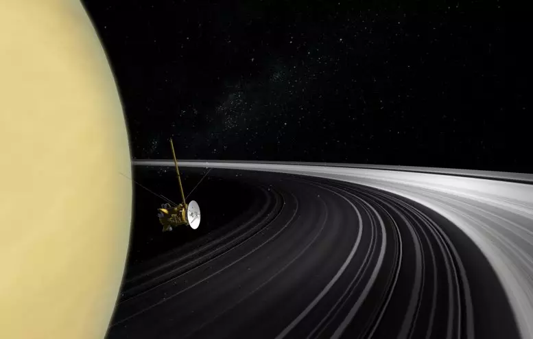 Saturnovi obroči vesoljskega plovila Cassini