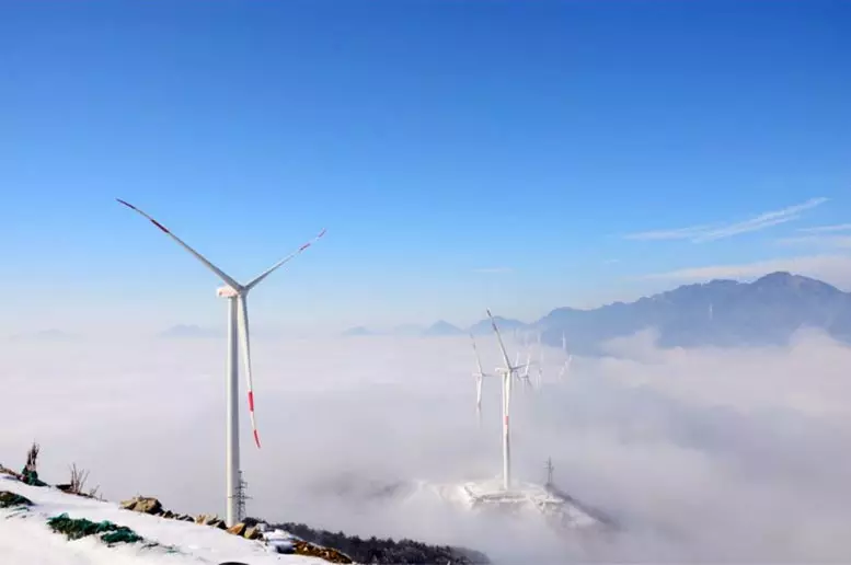 Ветряная электростанция Ridgetop в Китае