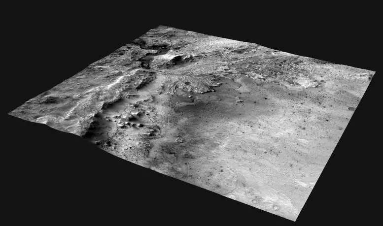 Jezero кратері Марс 2020 қону алаңы 1
