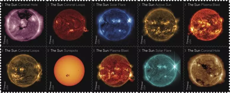 USPS NASA Sun Science Stamps Forever