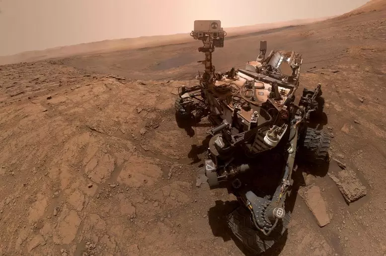 NASA Curiosity Mars Rover asmenukių pasėlis