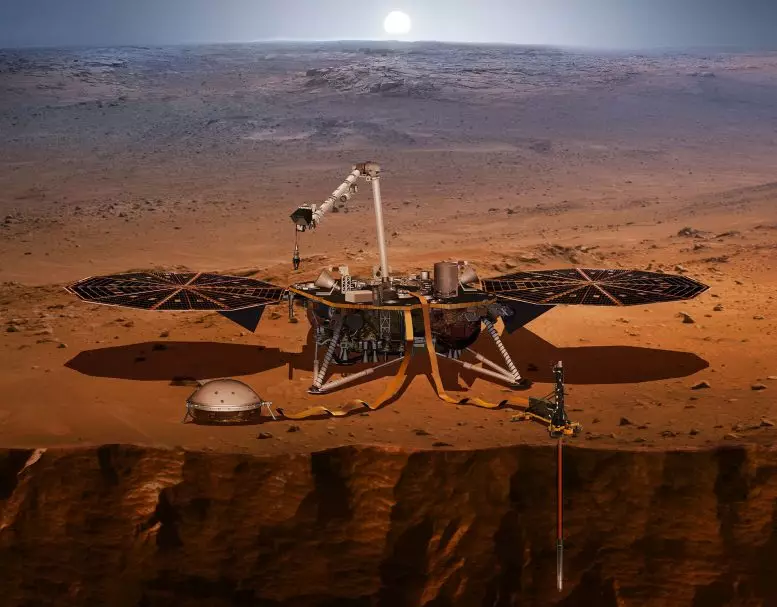 NASA di 5ê Gulanê de Mîsyona InSight Marsê Dike