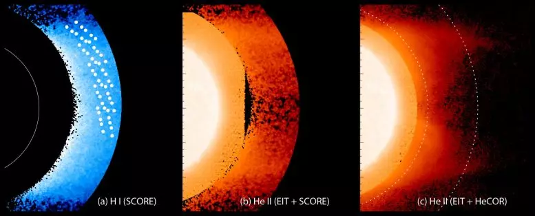 Sun Hidrogen Heliu Corona scăzută