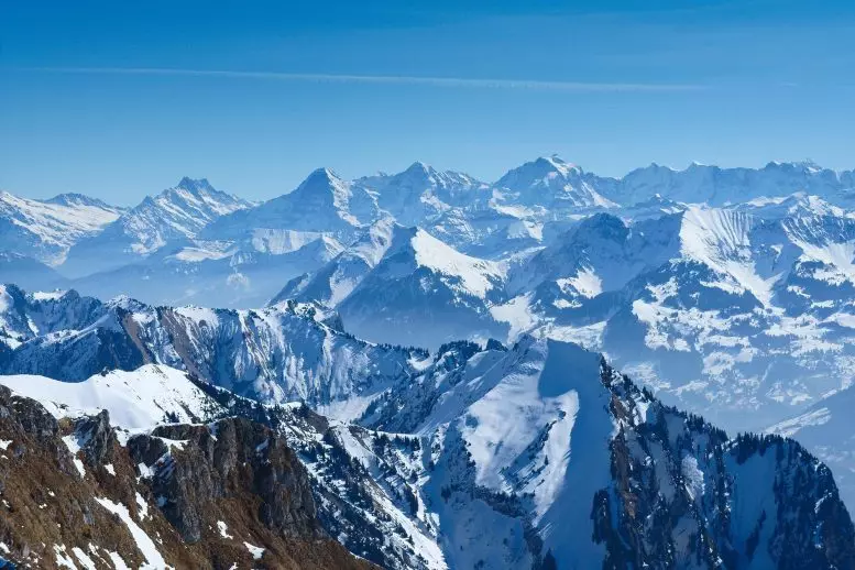 Mga dapit nga gitawag Alpine Mountains sa Swisa