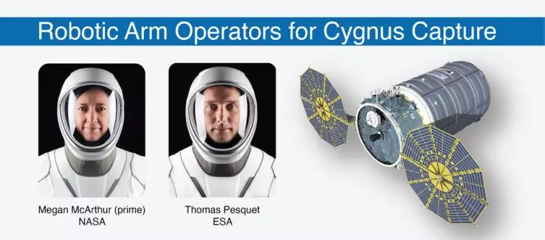 Robotic Arm Operators ho an'ny Cygnus Capture