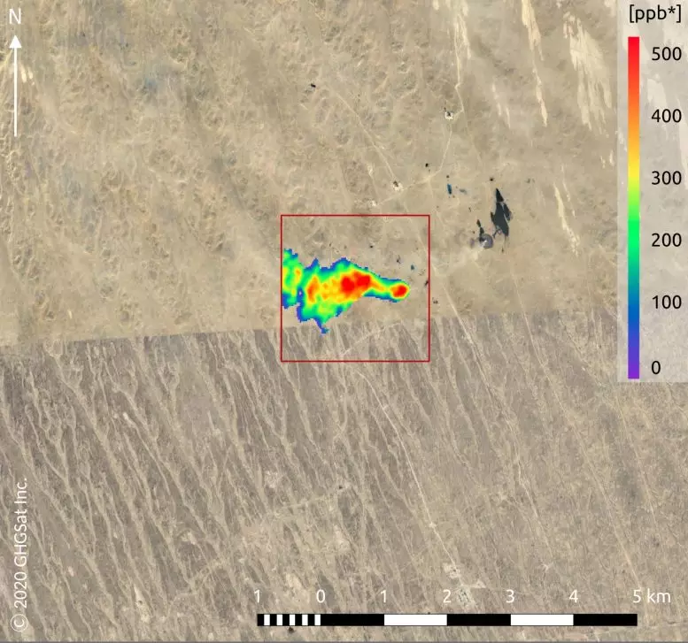 Methane Plume Caspian Sea