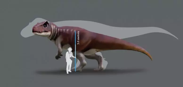 Rekonštrukcia Track-Makera Jurského dinosaura