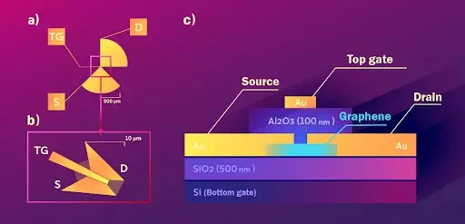 Graphene Terahertz تابڪاري جي چڪاس ڪندڙ