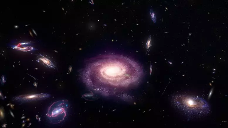 Galaxy mākslinieka iespaids