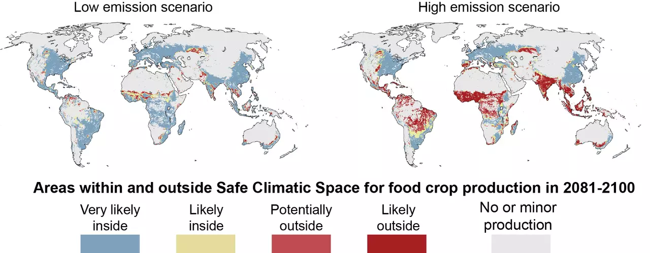 Confronto delle emissioni della produzione alimentare globale