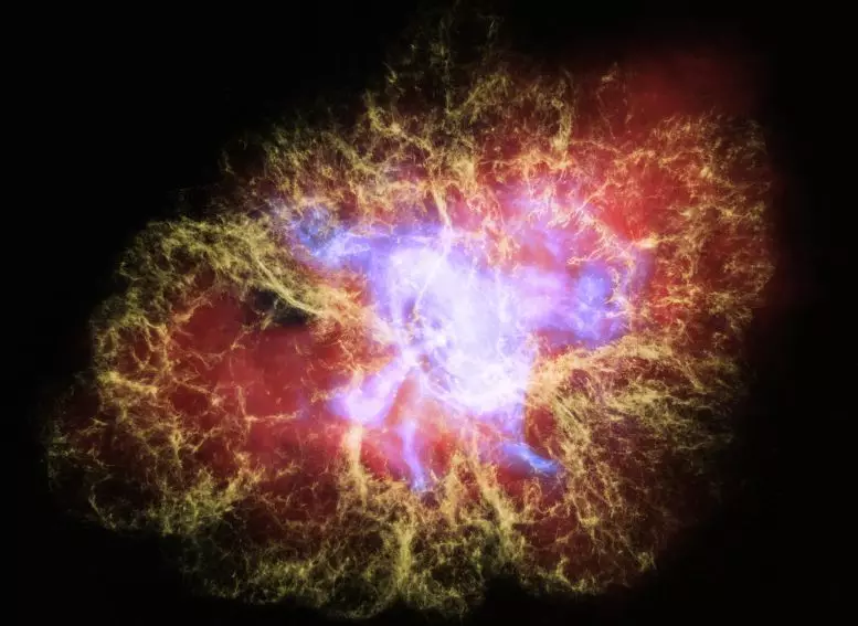 Crab Nebula Supernova ທີ່ເຫຼືອ