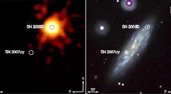 Ihuza Hagati ya Core Gusenyuka Supernovae ninyenyeri yashizweho 2240_1