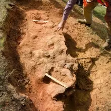 tapak suku Cretaceous kapanggih dina Kampus Goddard