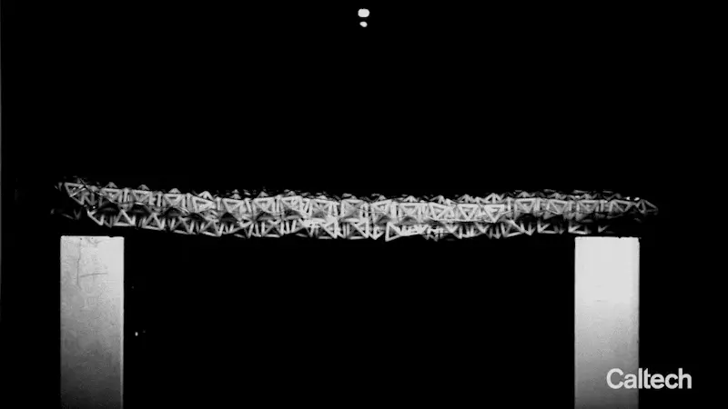 Linked Octahedrons Material Test Jammed