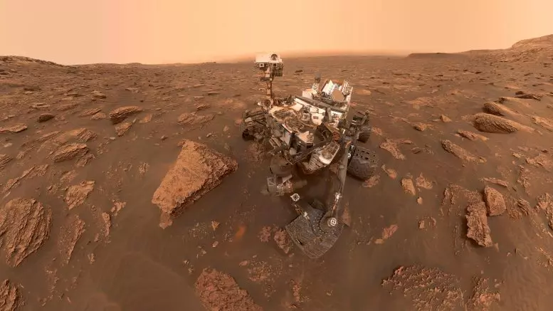 Curiosity's Dusty Selfie