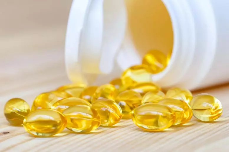 Gélules de supplément de vitamine D